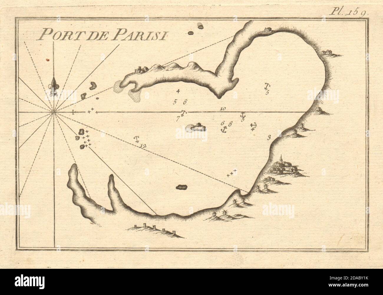 Port de Parisi. The harbour of Parikia, Paros, Cyclades. Greece. ROUX ...