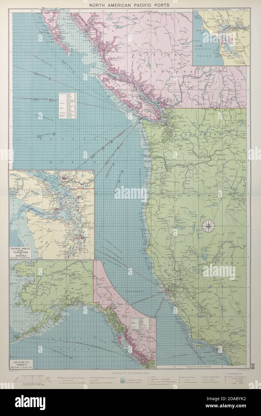 Map Of Seattle And Canada
