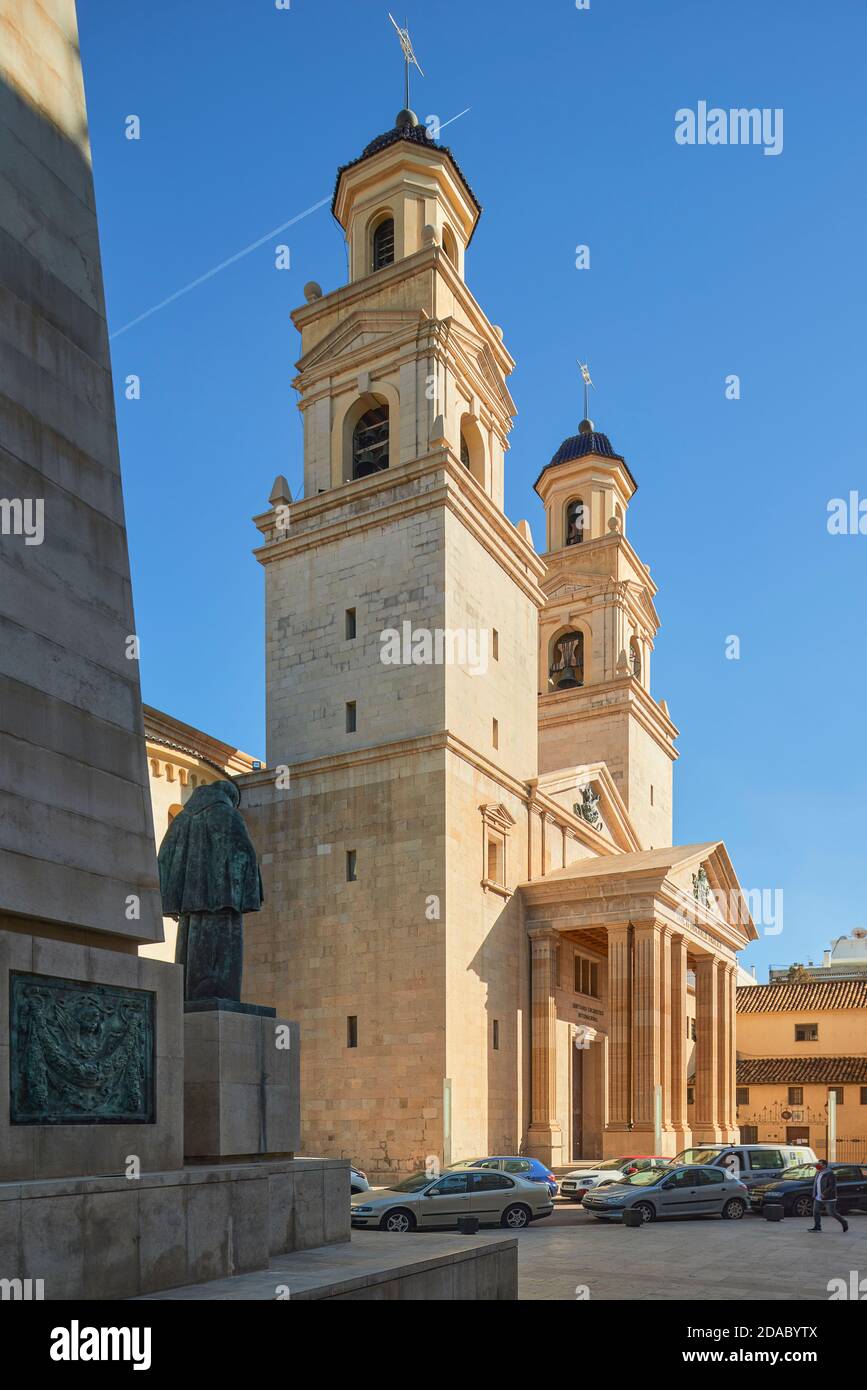 Basilica De San Pascual Baylon of the sanctuary known as El Sant, in ...