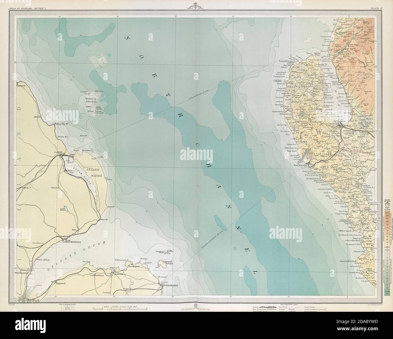 Map of galloway hi-res stock photography and images - Alamy