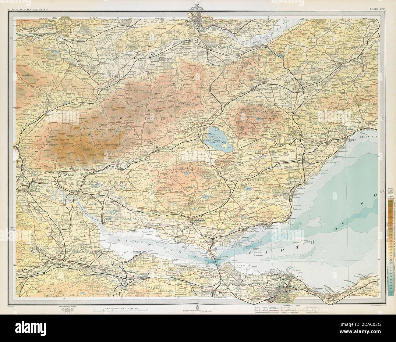 Firth of forth map hi-res stock photography and images - Alamy