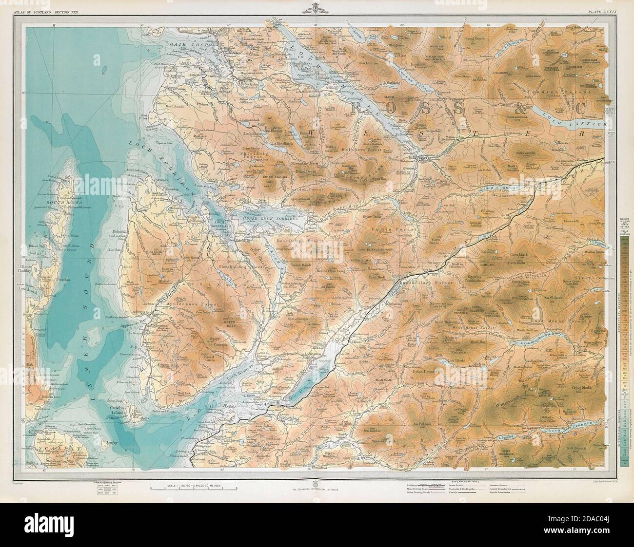 Map of cromarty hi-res stock photography and images - Alamy