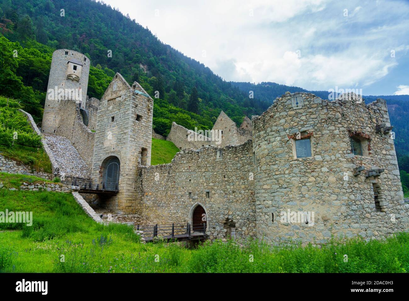 Cycleway of Pusteria Valley, Bolzano province, Trentino Alto Adige ...