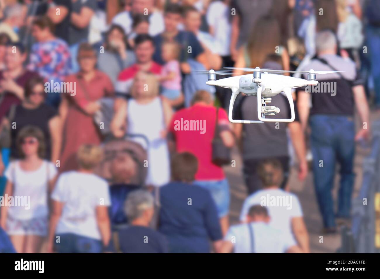 Drone surveillance, over crowd hi-res stock photography and images - Alamy