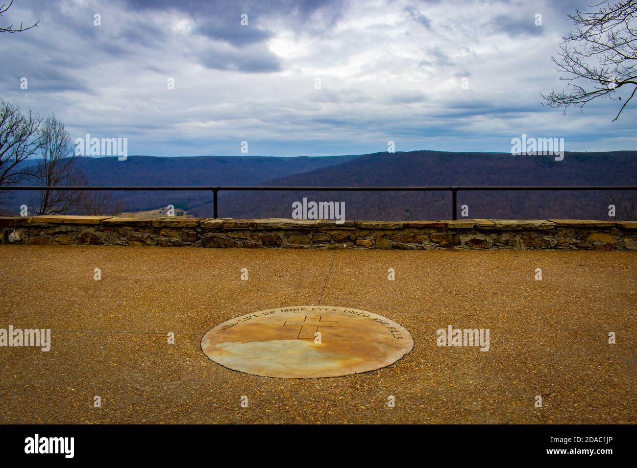 Mountain overlook outside Stone Door State Park Stock Photo - Alamy