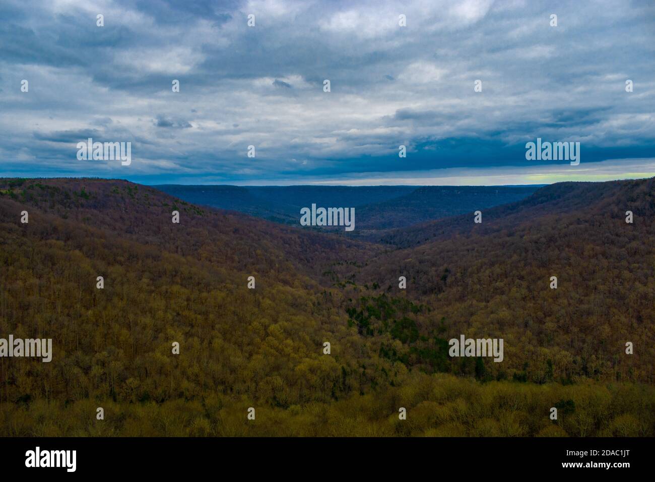 Mountain overlook outside Stone Door State Park Stock Photo - Alamy