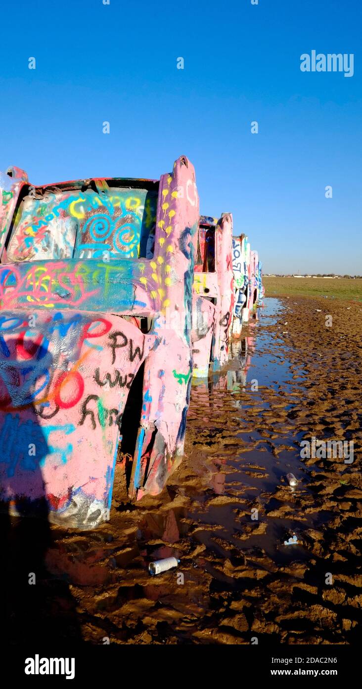 Cadillac Ranch is a public art installation and sculpture in Amarillo ...