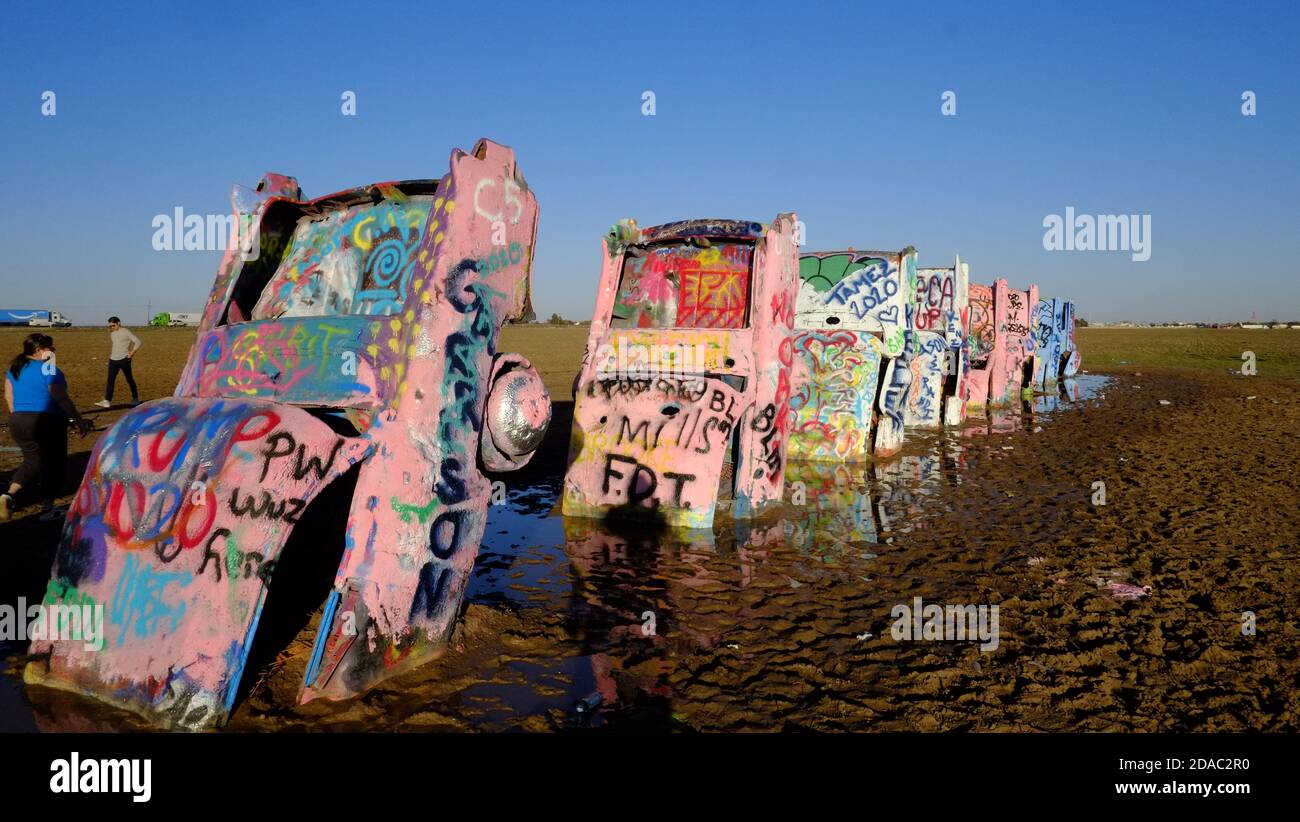 Cadillac Ranch is a public art installation and sculpture in Amarillo ...