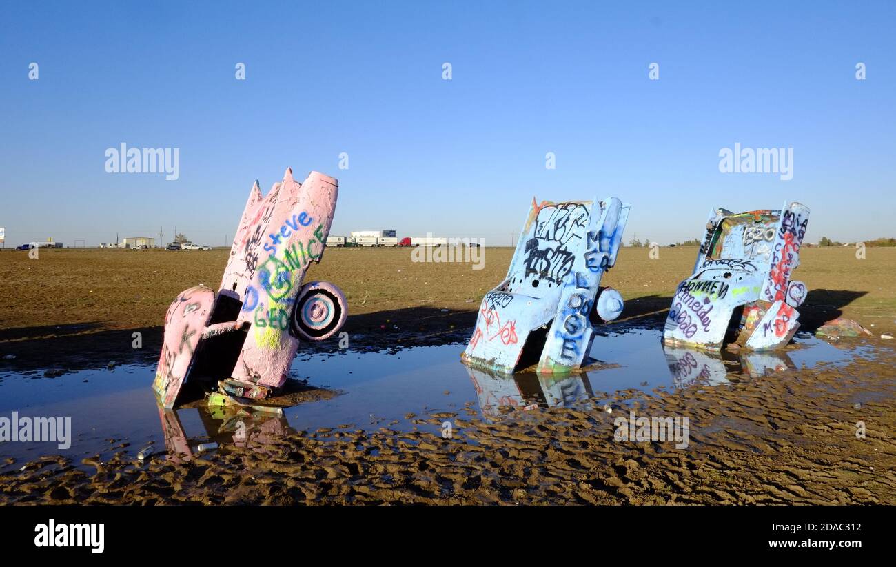 Cadillac Ranch is a public art installation and sculpture in Amarillo ...
