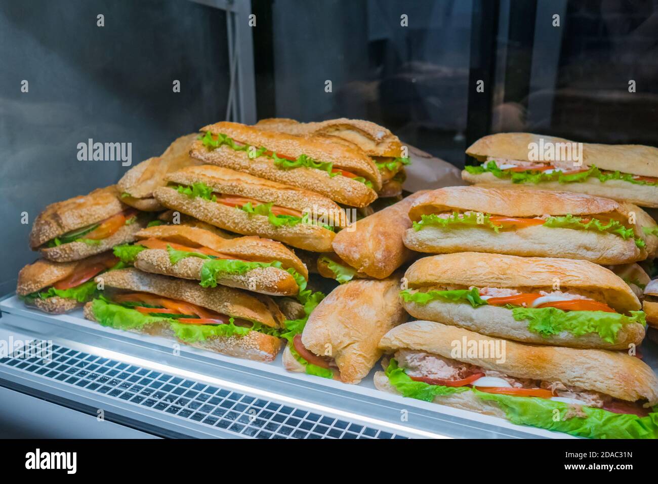 Sandwich shop counter hi-res stock photography and images - Alamy
