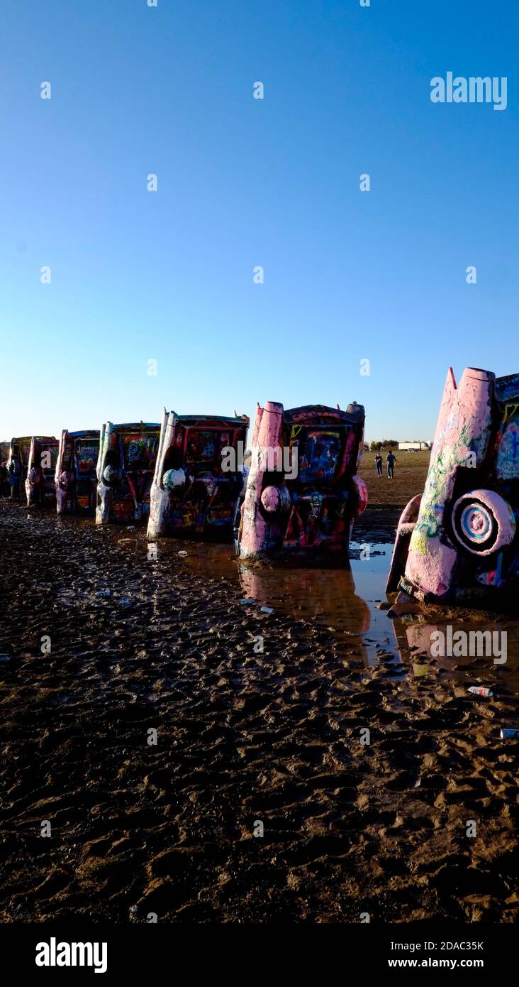 Cadillac Ranch is a public art installation and sculpture in Amarillo ...