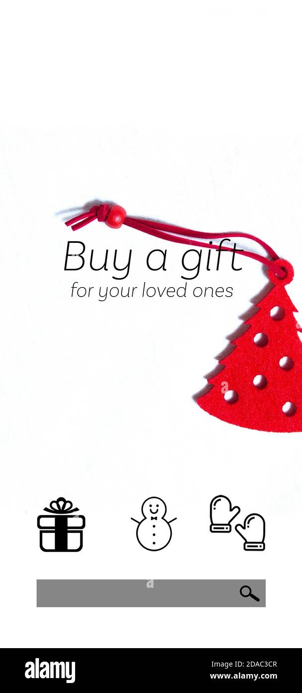 Christmas festive template mock Cut Out Stock Images & Pictures - Alamy