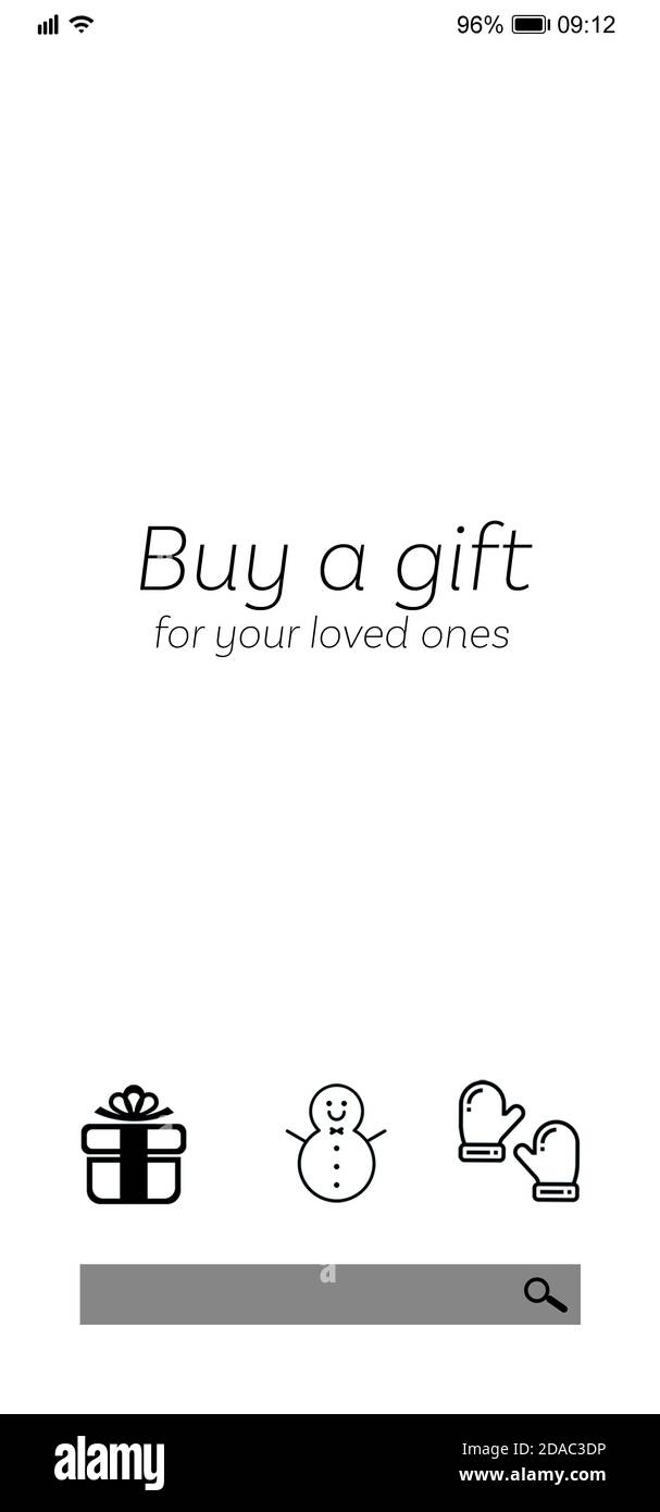 Online shopping christmas Cut Out Stock Images & Pictures - Alamy