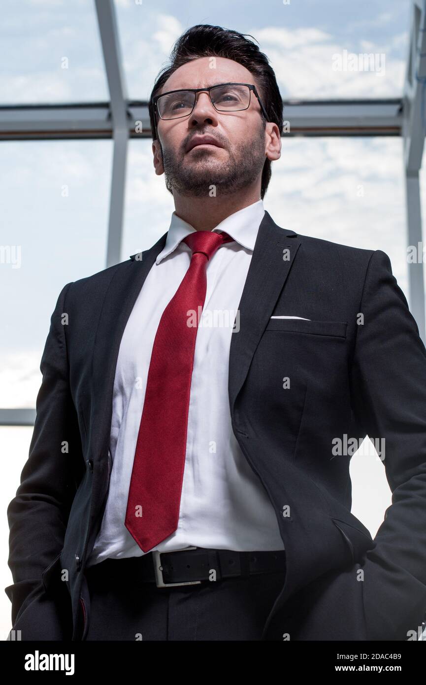 Bottom view confident senior hi-res stock photography and images - Alamy