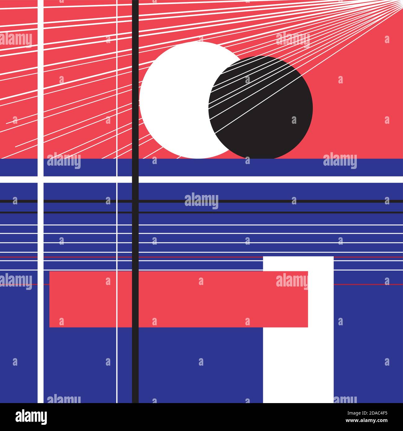 Abstract bright background with geometric objects Stock Vector Image ...