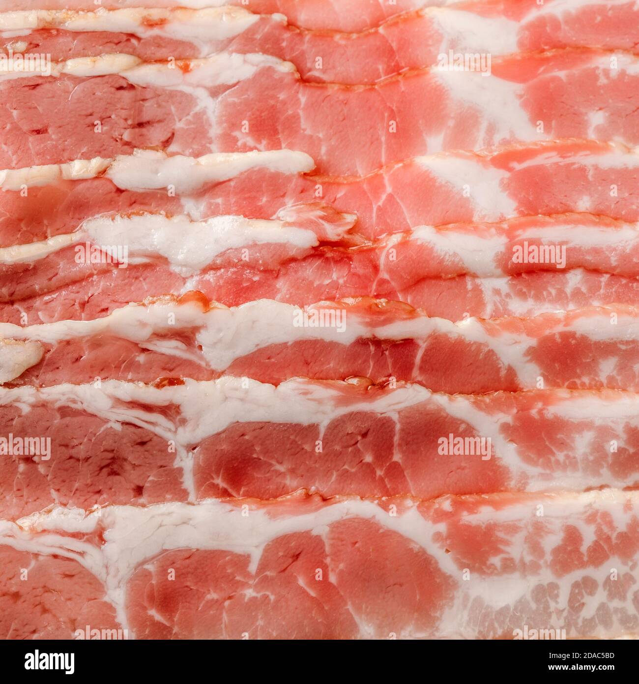 Bacon slices close up. Food background Stock Photo - Alamy