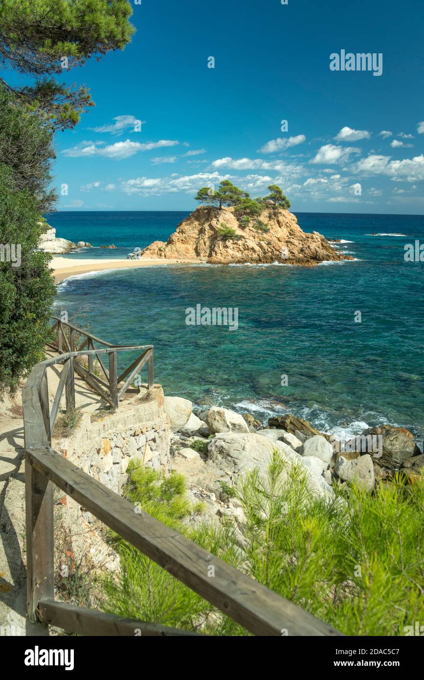 CAMI DE RONDA PATH CALA CAP ROIG PLATJA D’ARO COSTA BRAVA CATALONIA ...