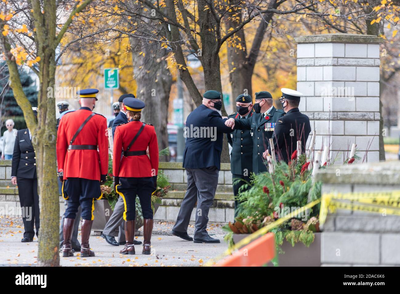 Remembrance Day celebration with no parade and limited attendance at ...