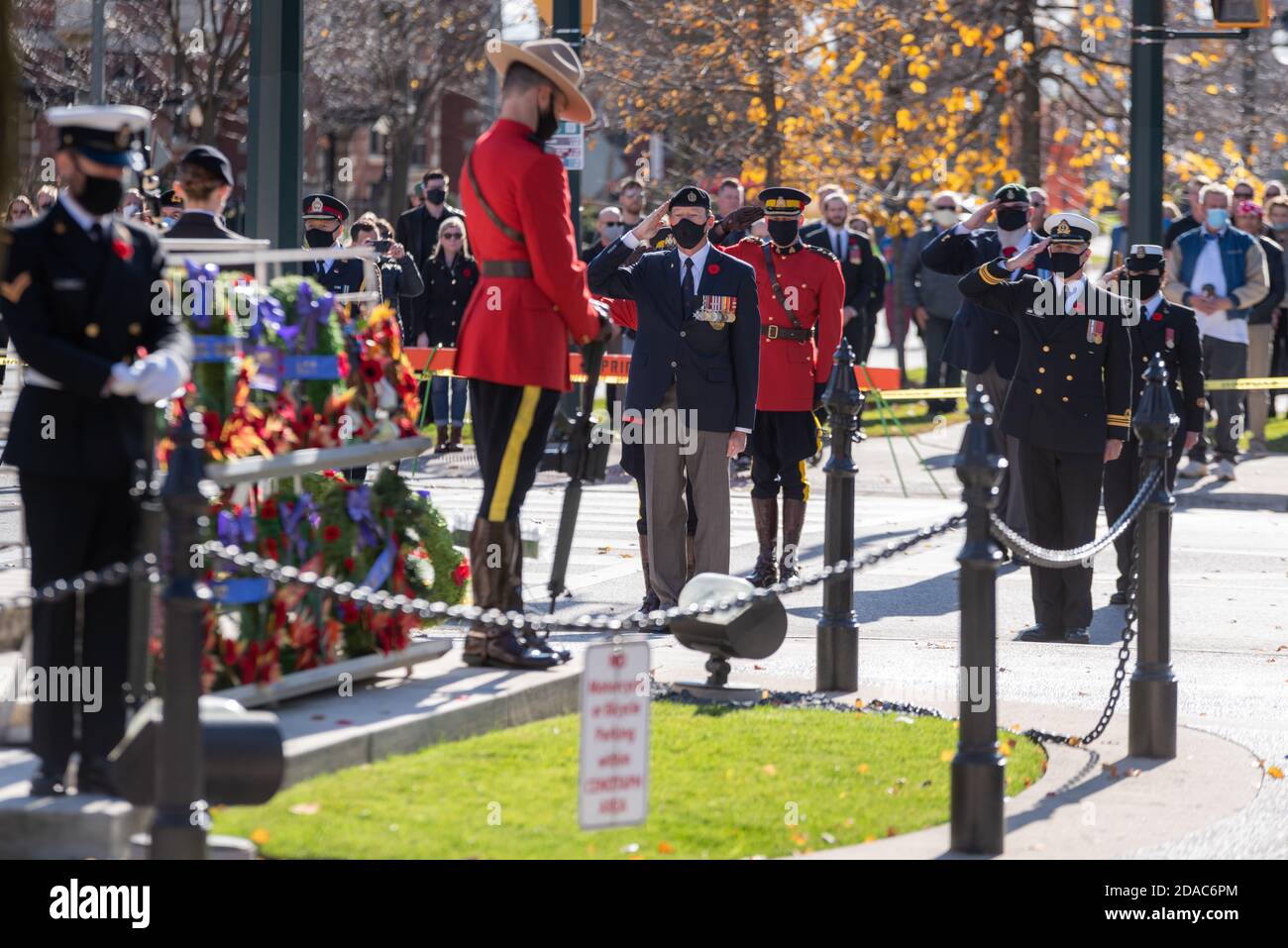 Remembrance Day celebration with no parade and limited attendance at ...
