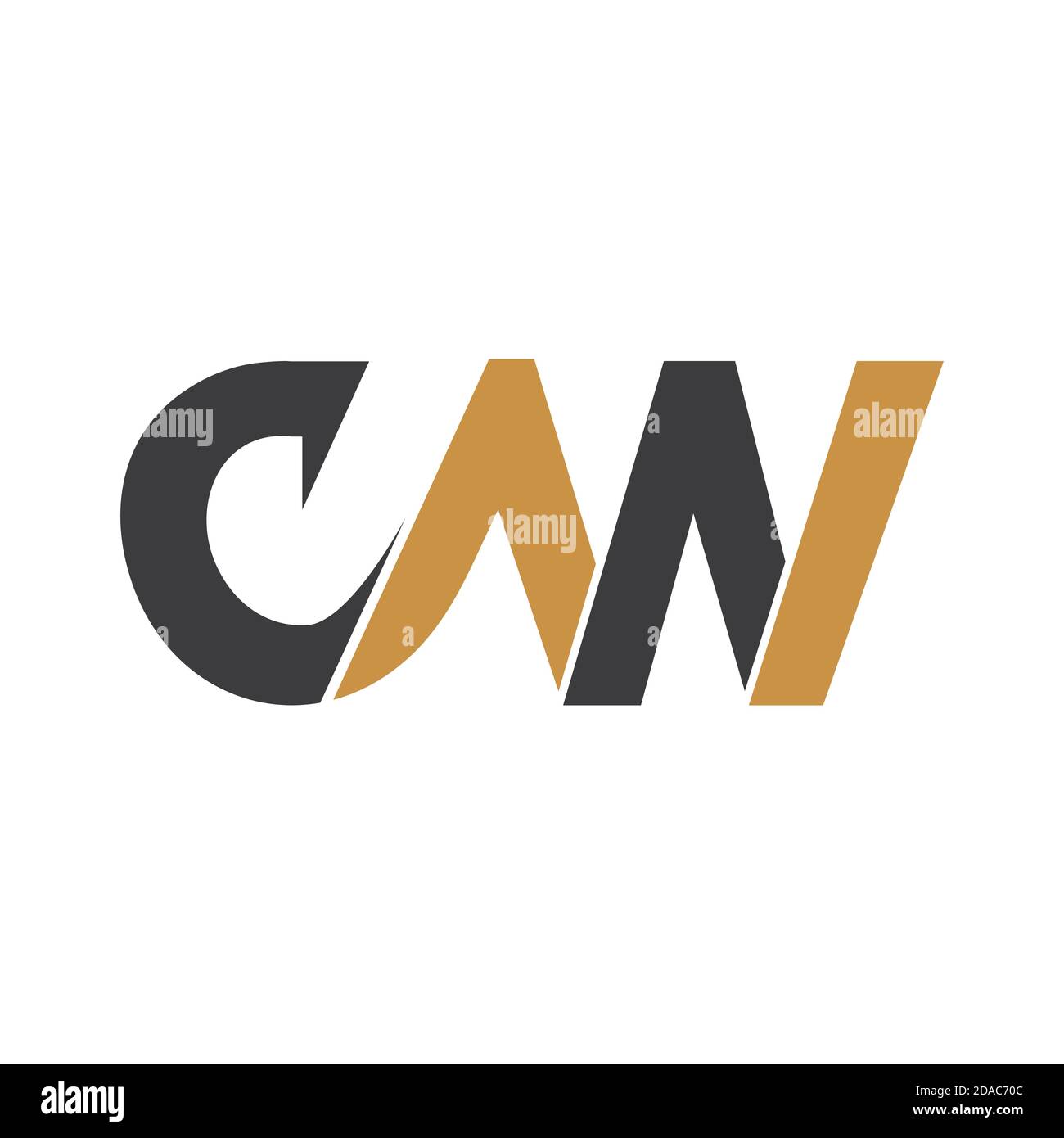 Initial letter cw logo or wc logo vector design template Stock Vector ...