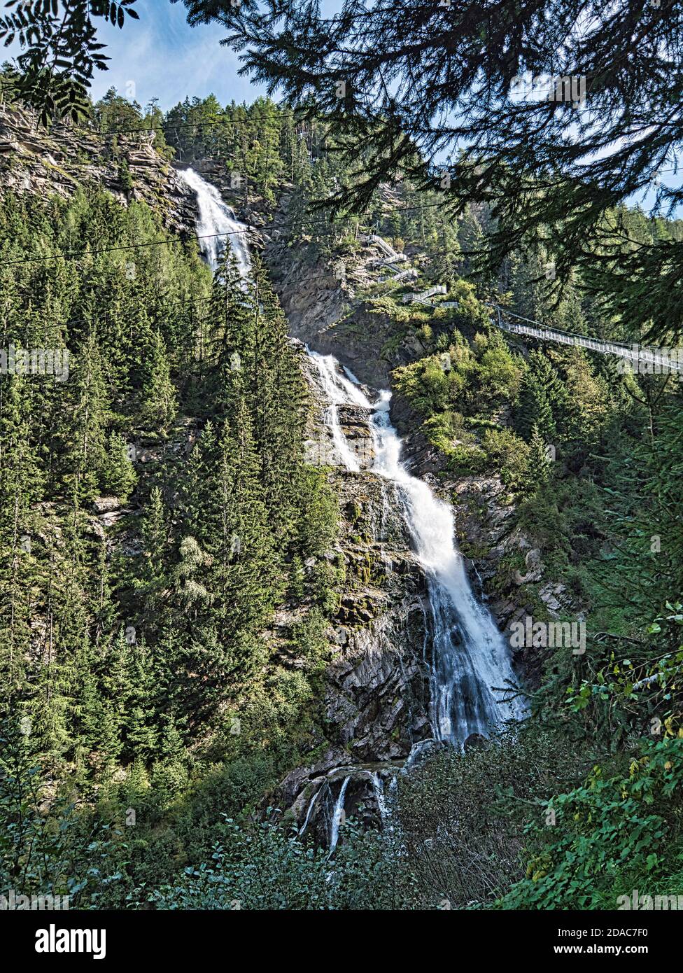 The Stuibenfall in the Oetz valley in Tyrol Stock Photo - Alamy