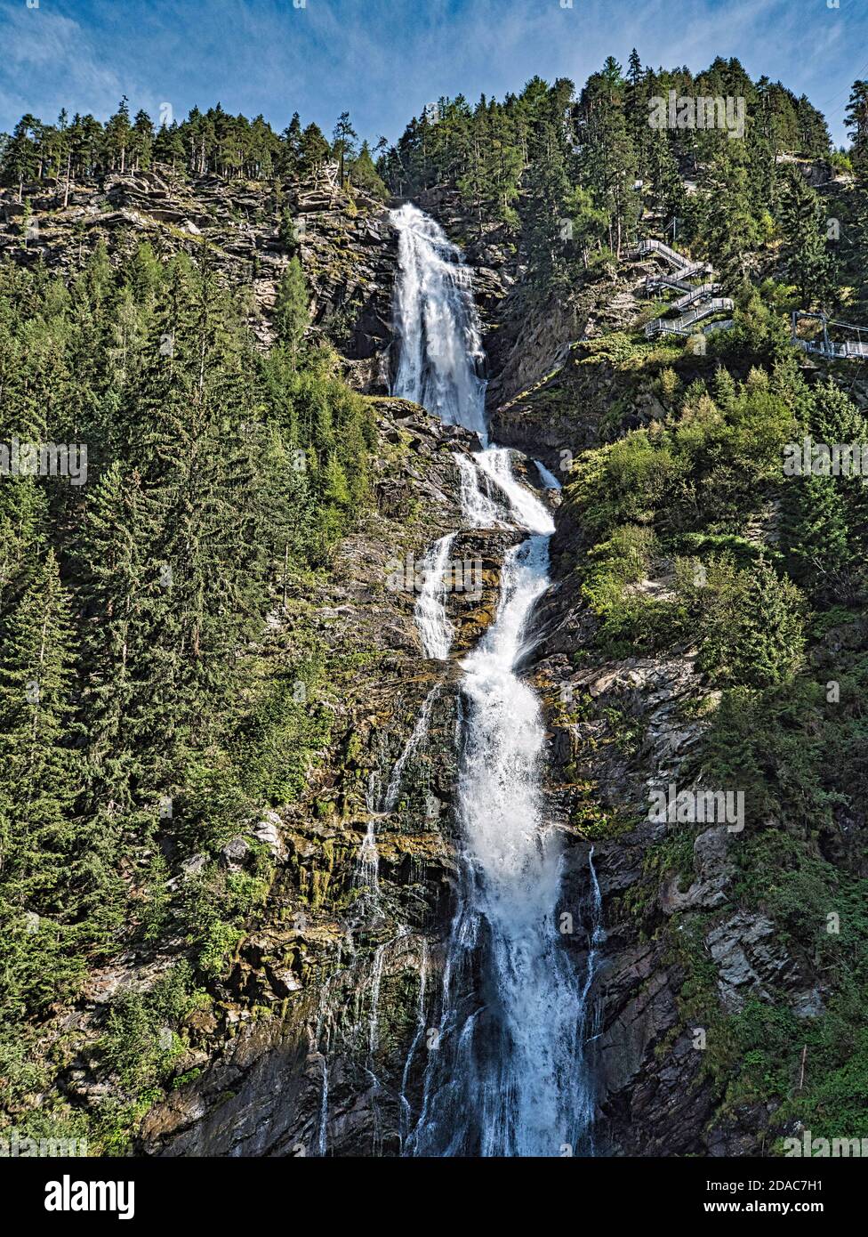 The Stuibenfall in the Oetz valley in Tyrol Stock Photo - Alamy