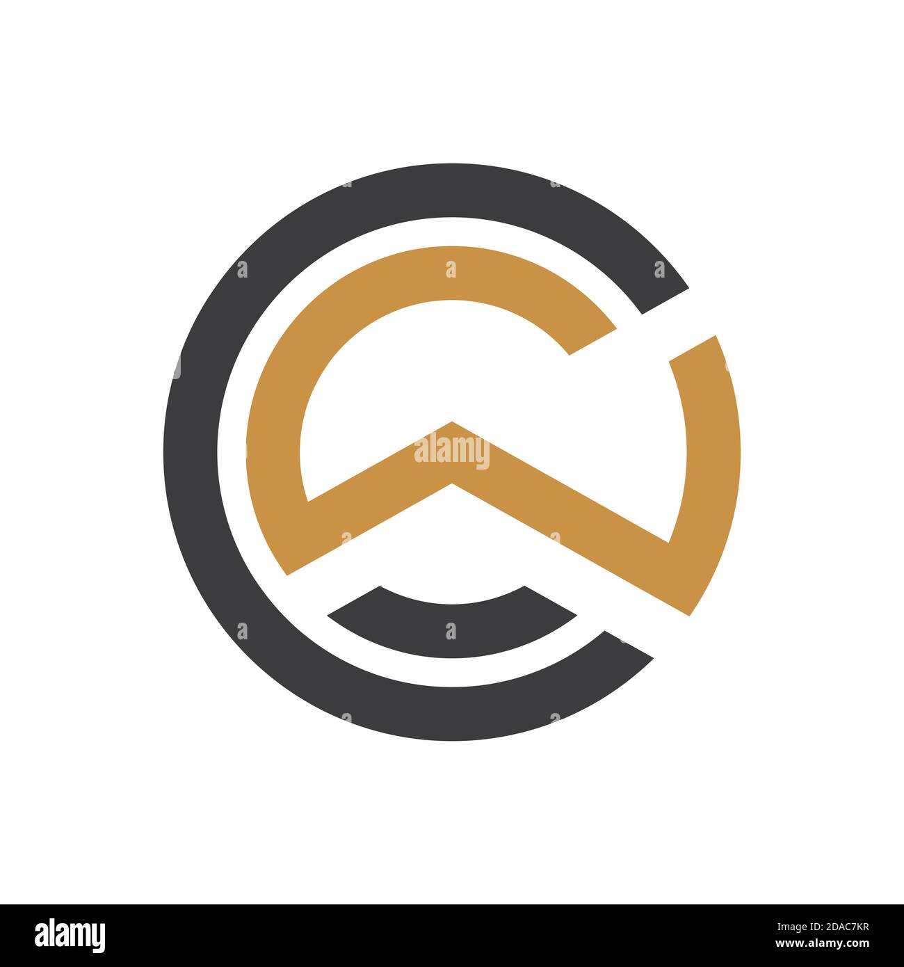 Initial letter cw logo or wc logo vector design template Stock Vector ...