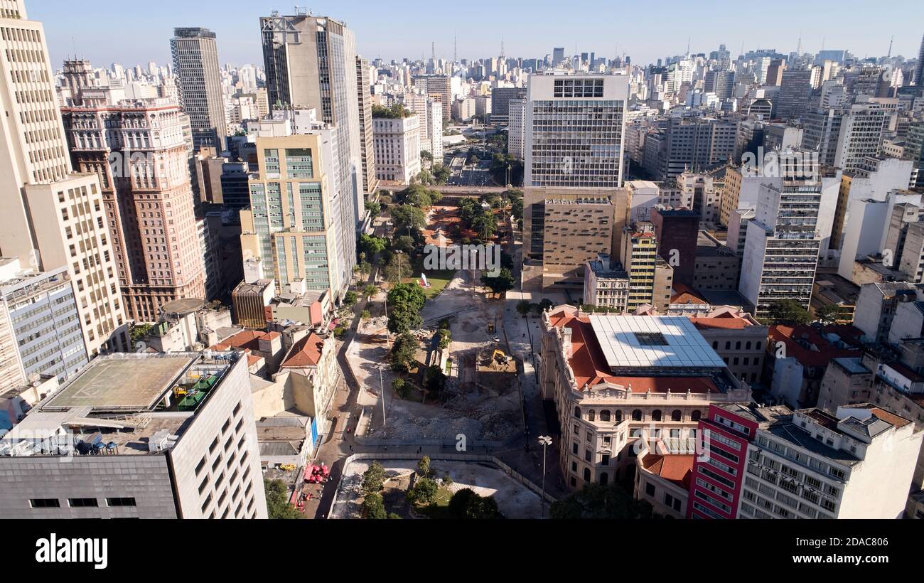Anhangabau aerial hi-res stock photography and images - Alamy