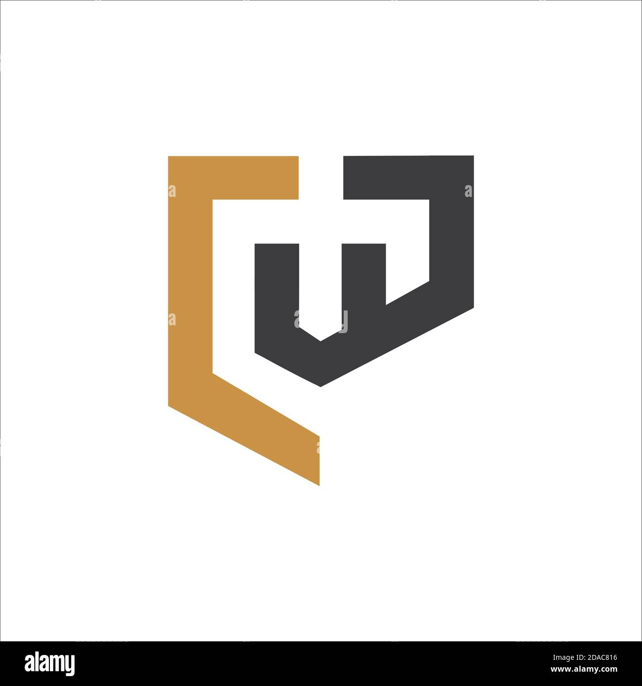 Initial letter cw logo or wc logo vector design template Stock Vector ...