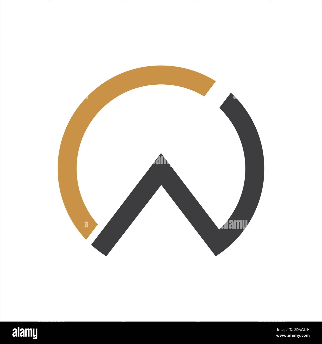 Initial letter cw logo or wc logo vector design template Stock Vector ...