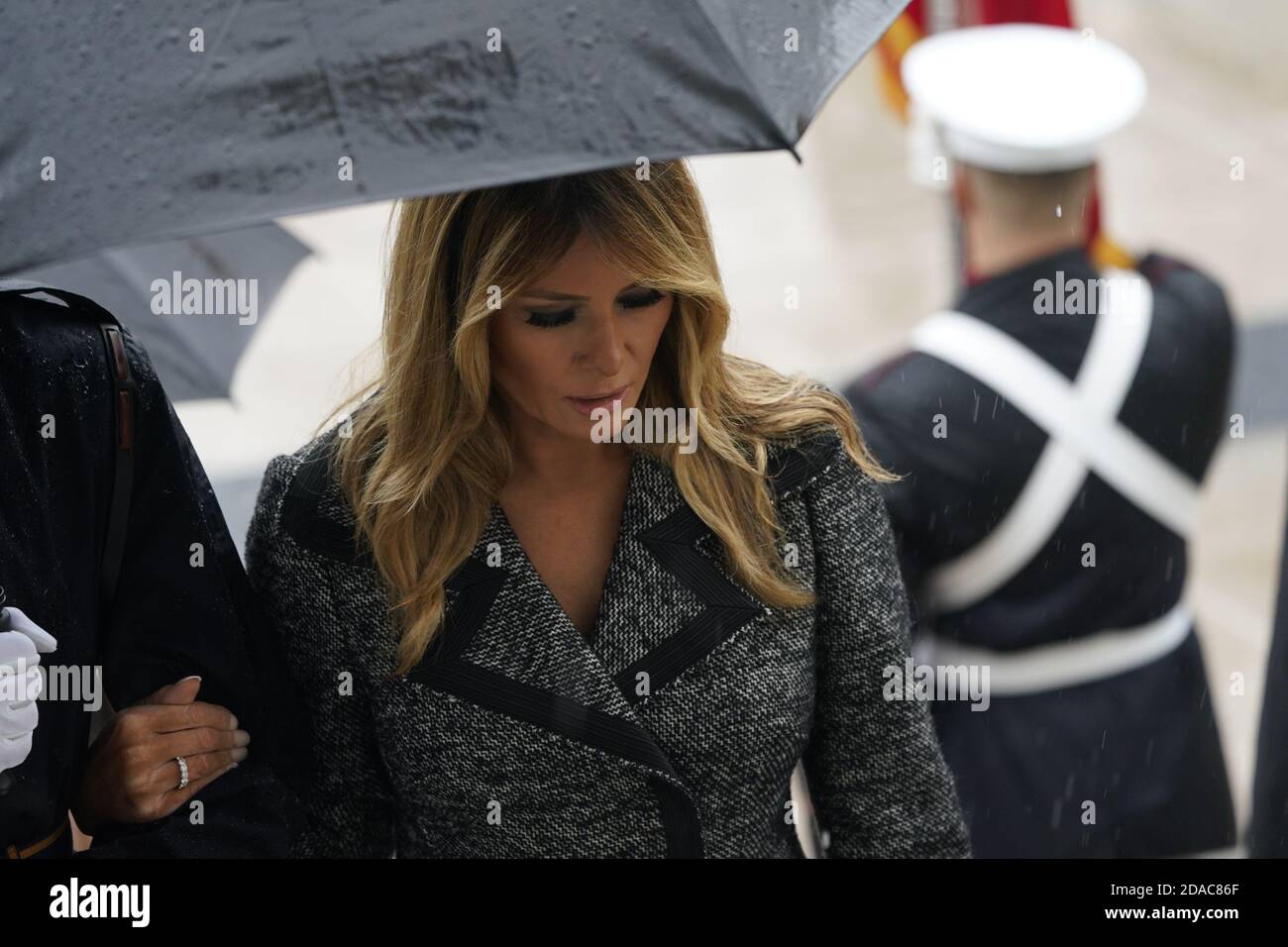 First lady Melania Trump after she and United States President Donald J ...