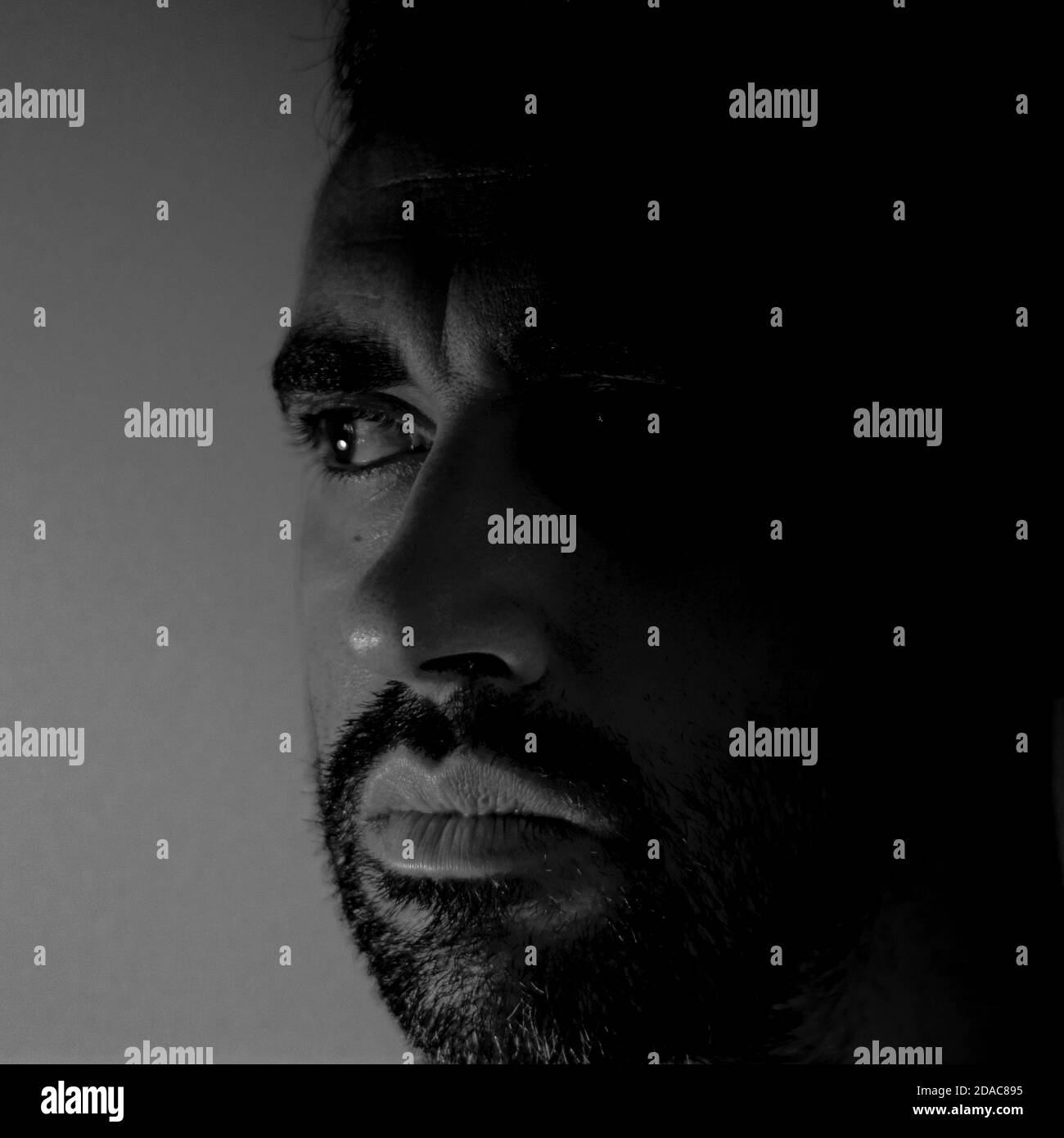 Italian boy caucasian portrait in black and white Stock Photo - Alamy