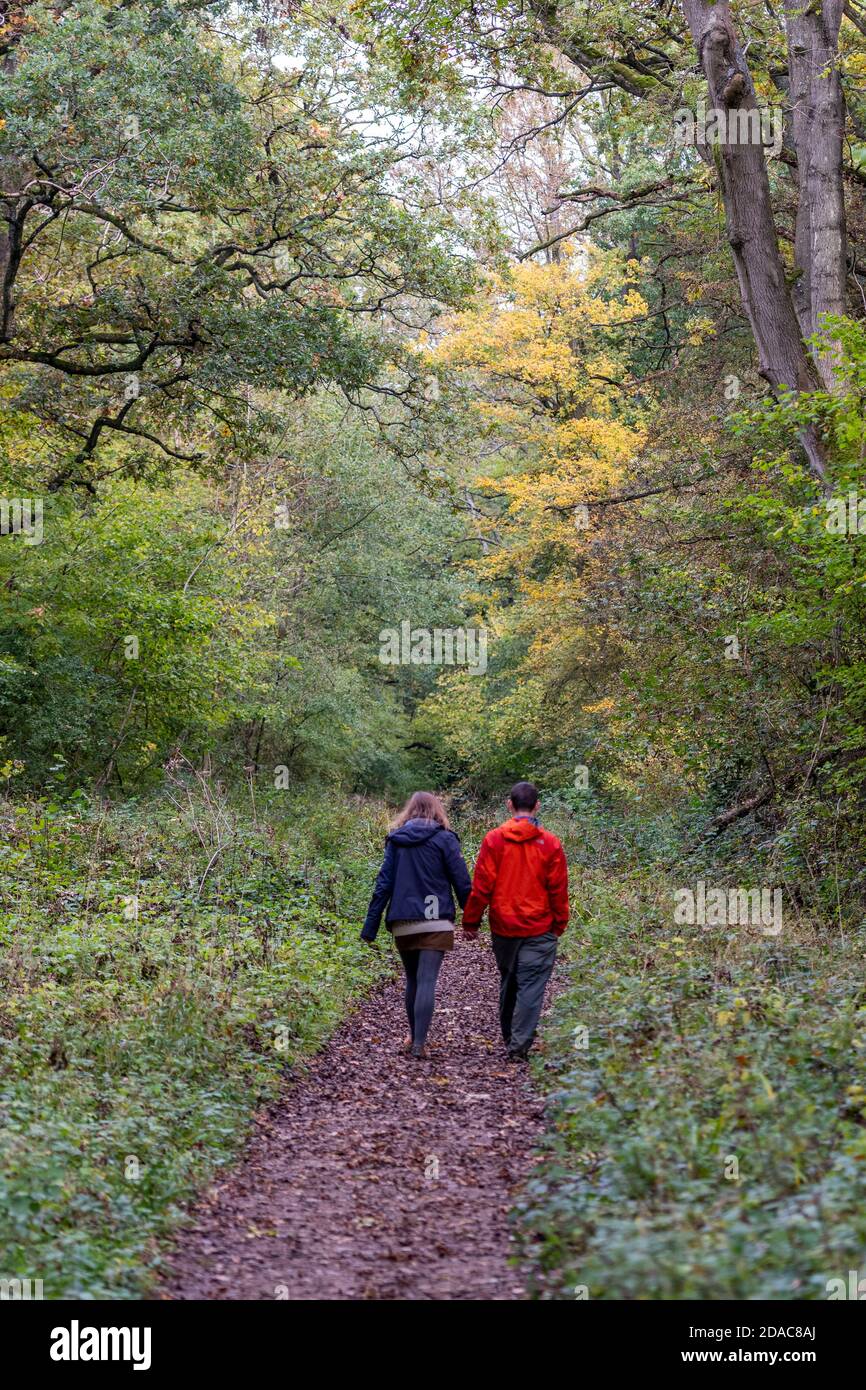 Couple walking together along path pathway hi-res stock photography and ...