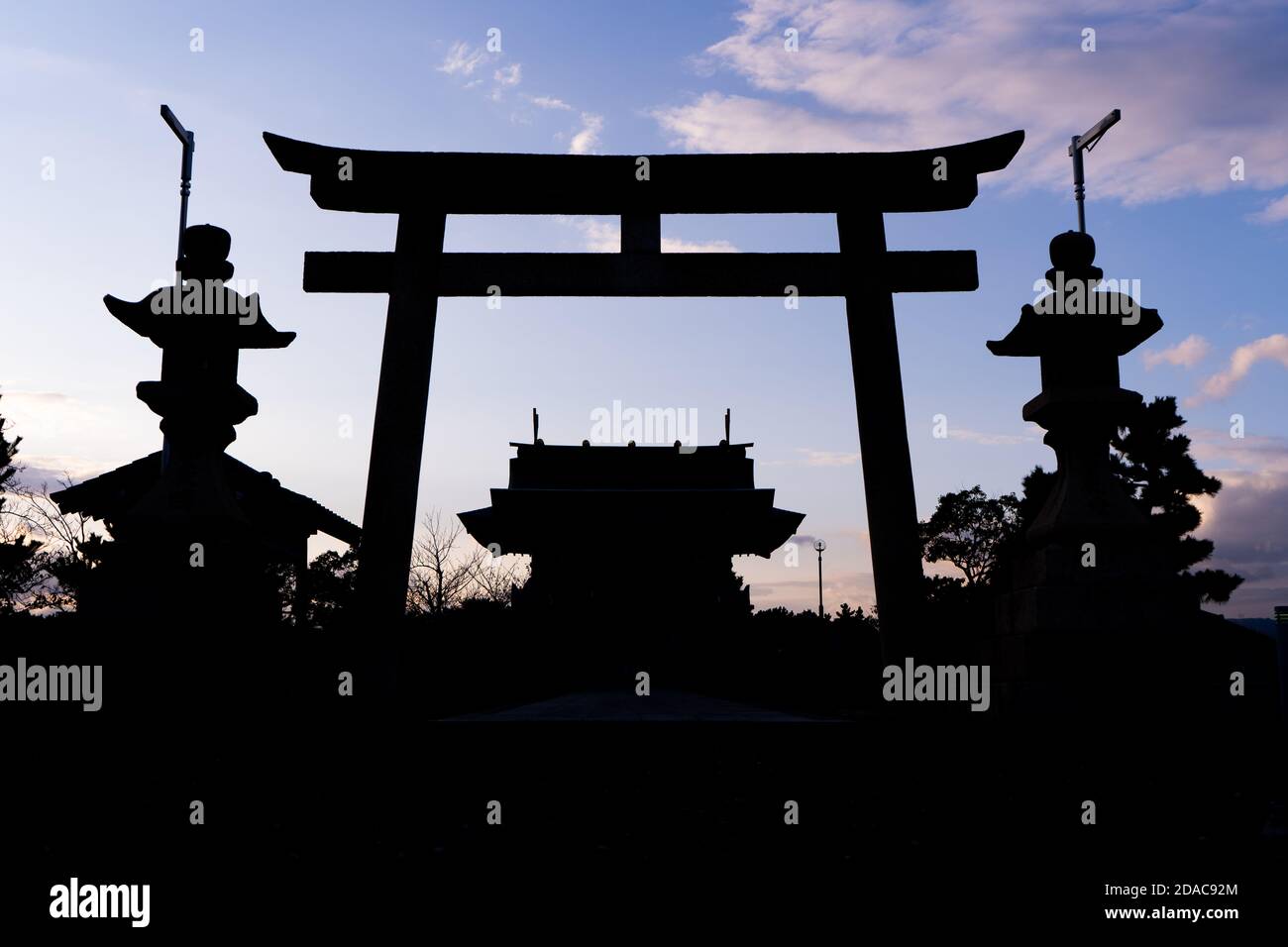 shadow of a Shinto shrine Stock Photo - Alamy