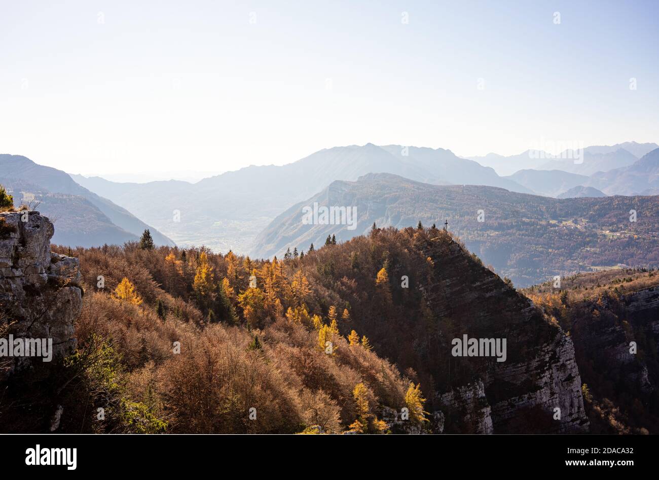 View from Altar Knotto - Altopiano di Asiago Stock Photo - Alamy