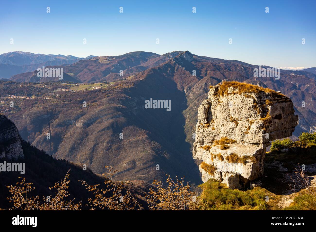 View from Altar Knotto - Altopiano di Asiago Stock Photo - Alamy