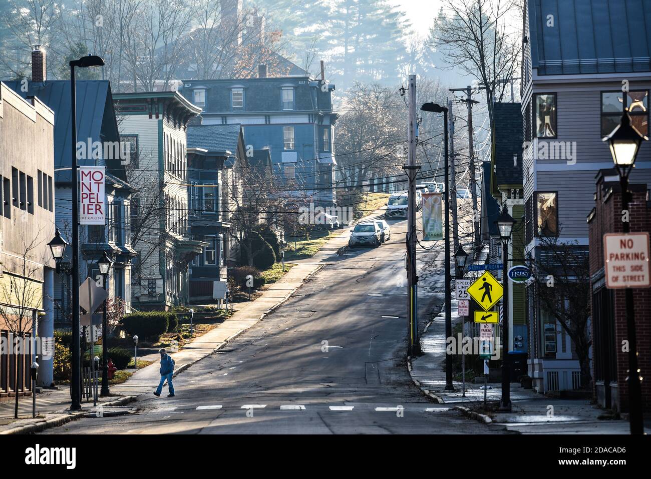 Montpelier state street hi-res stock photography and images - Alamy