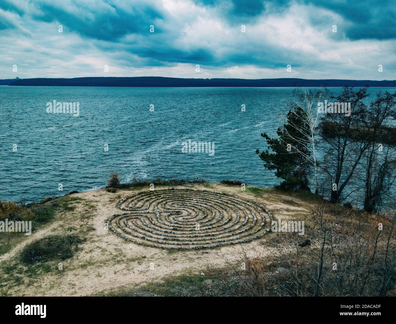Labyrinth aerial view hi-res stock photography and images - Alamy
