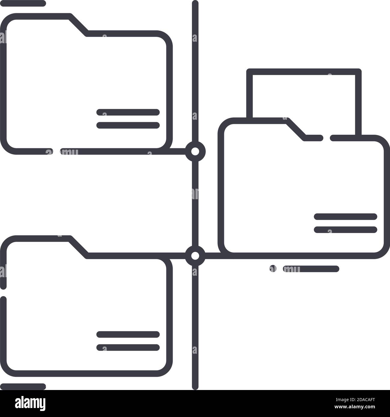 Backbone icon, linear isolated illustration, thin line vector, web ...