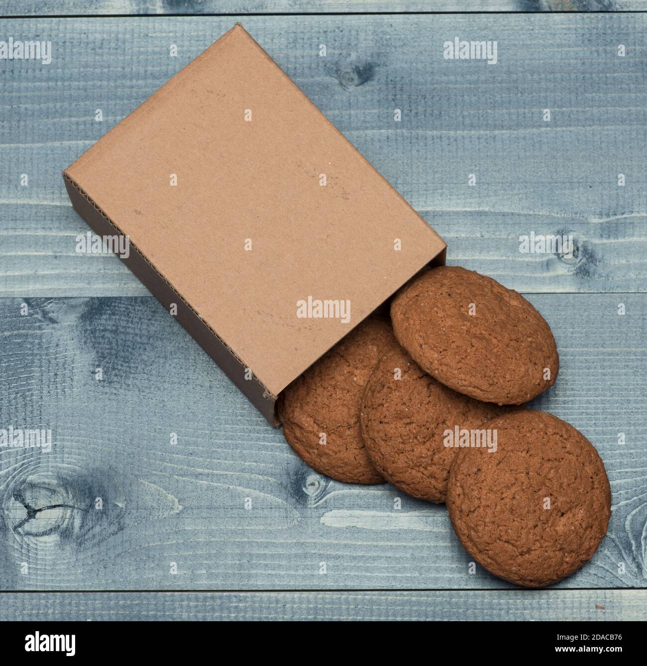 Sweet bakery and delicious snack. Oatmeal biscuits as tasty pastry for ...