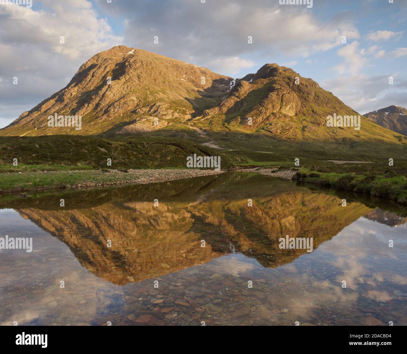 Sunset at Buachaille Etive Mor Stock Photo - Alamy