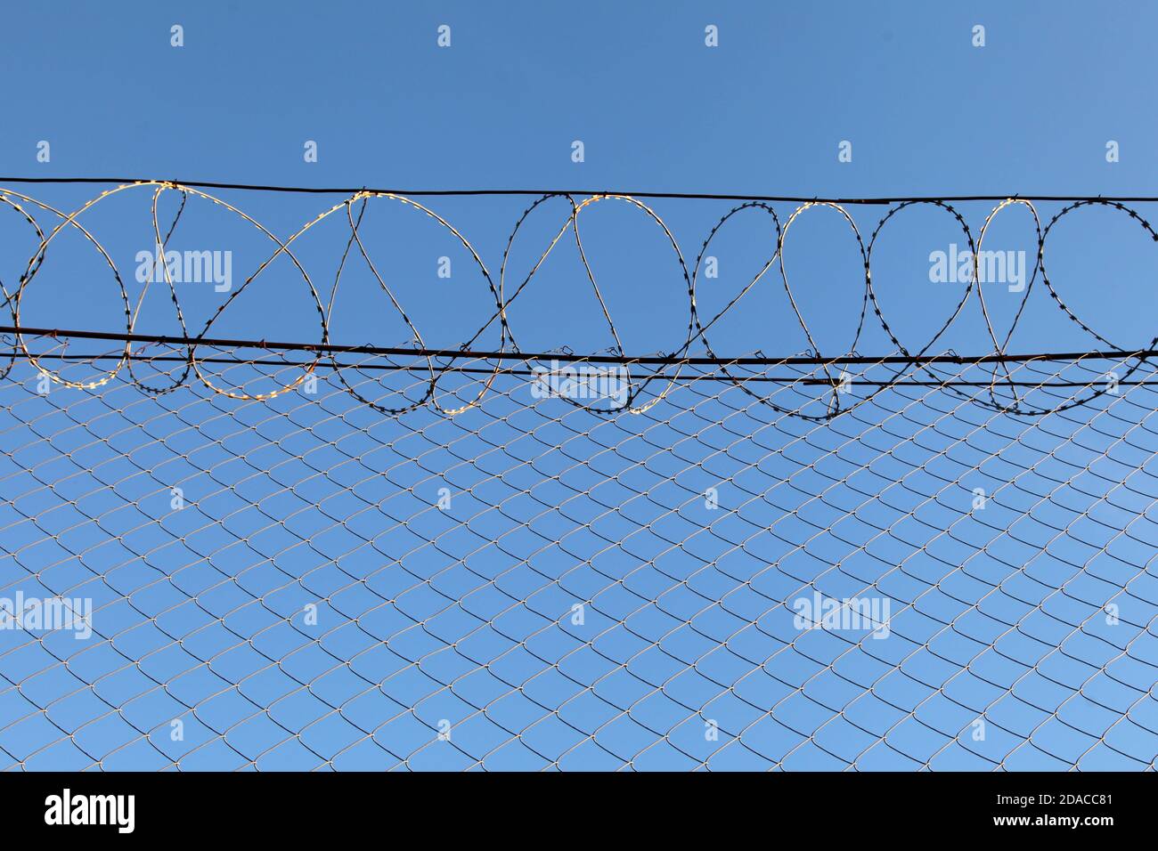 Perimeter fence maximum security prison hi-res stock photography and ...