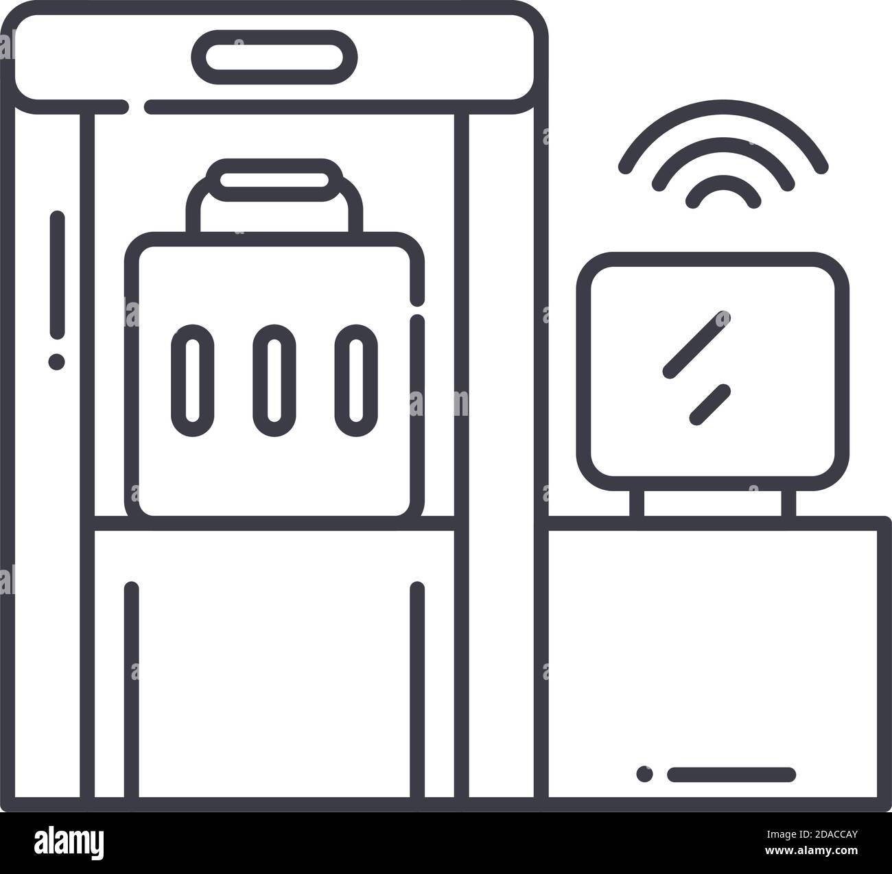 Airport baggage scanner hi-res stock photography and images - Alamy