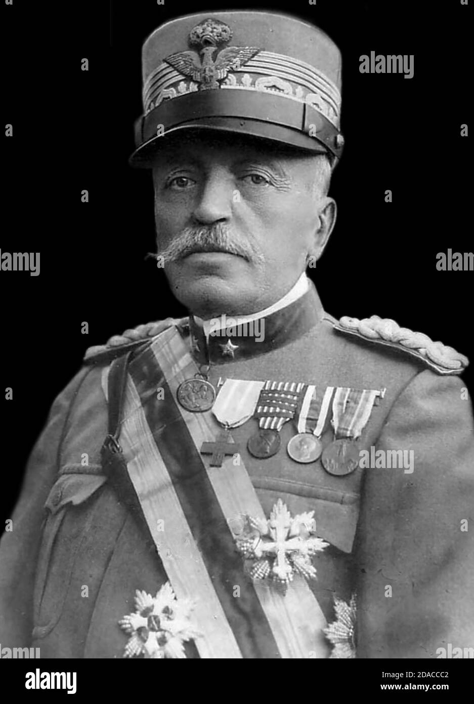 LUIGI CADORNA (1850-1928) Sardinian-born Chief of the Italian General ...