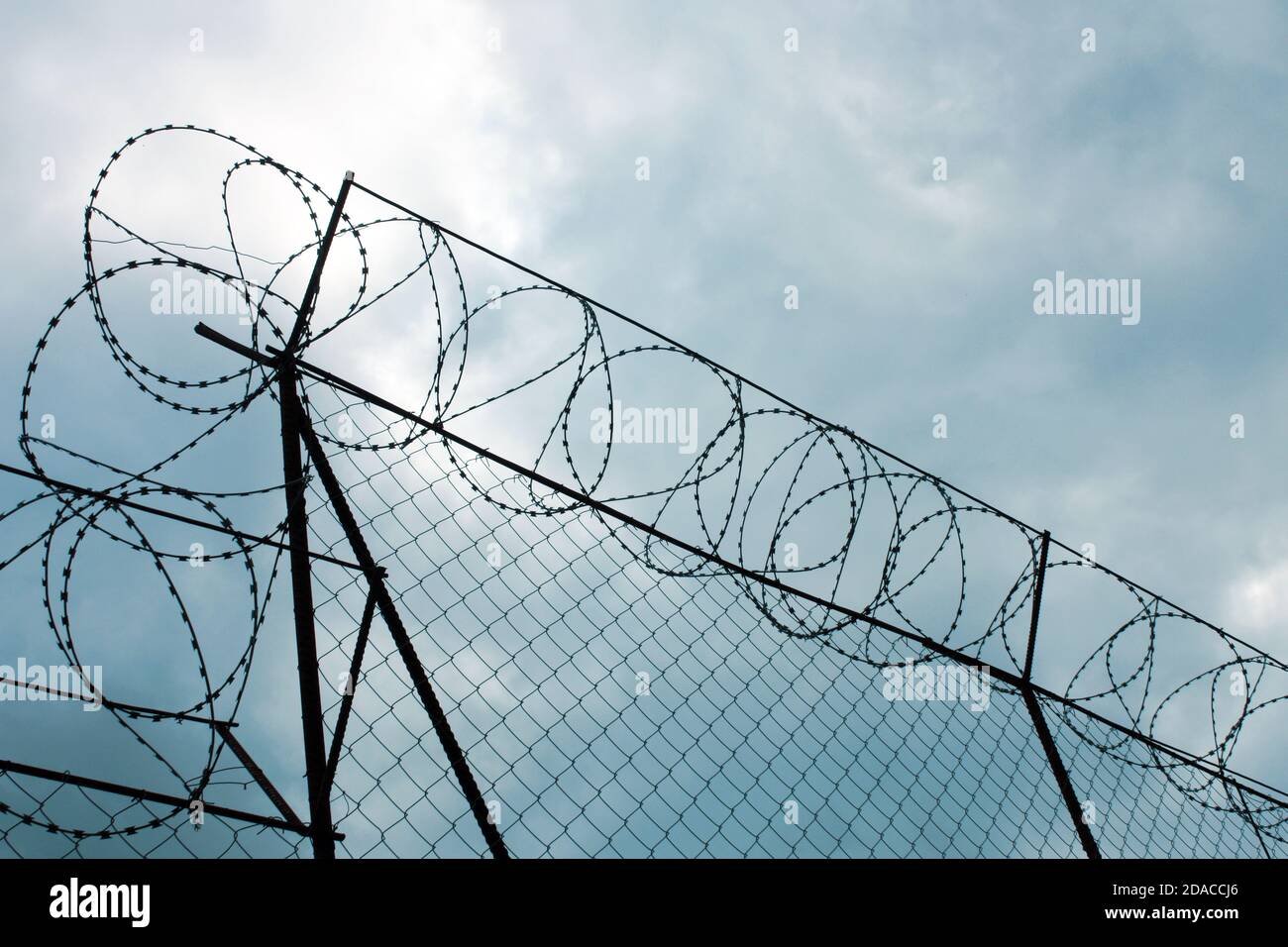 Perimeter fence maximum security prison hi-res stock photography and ...