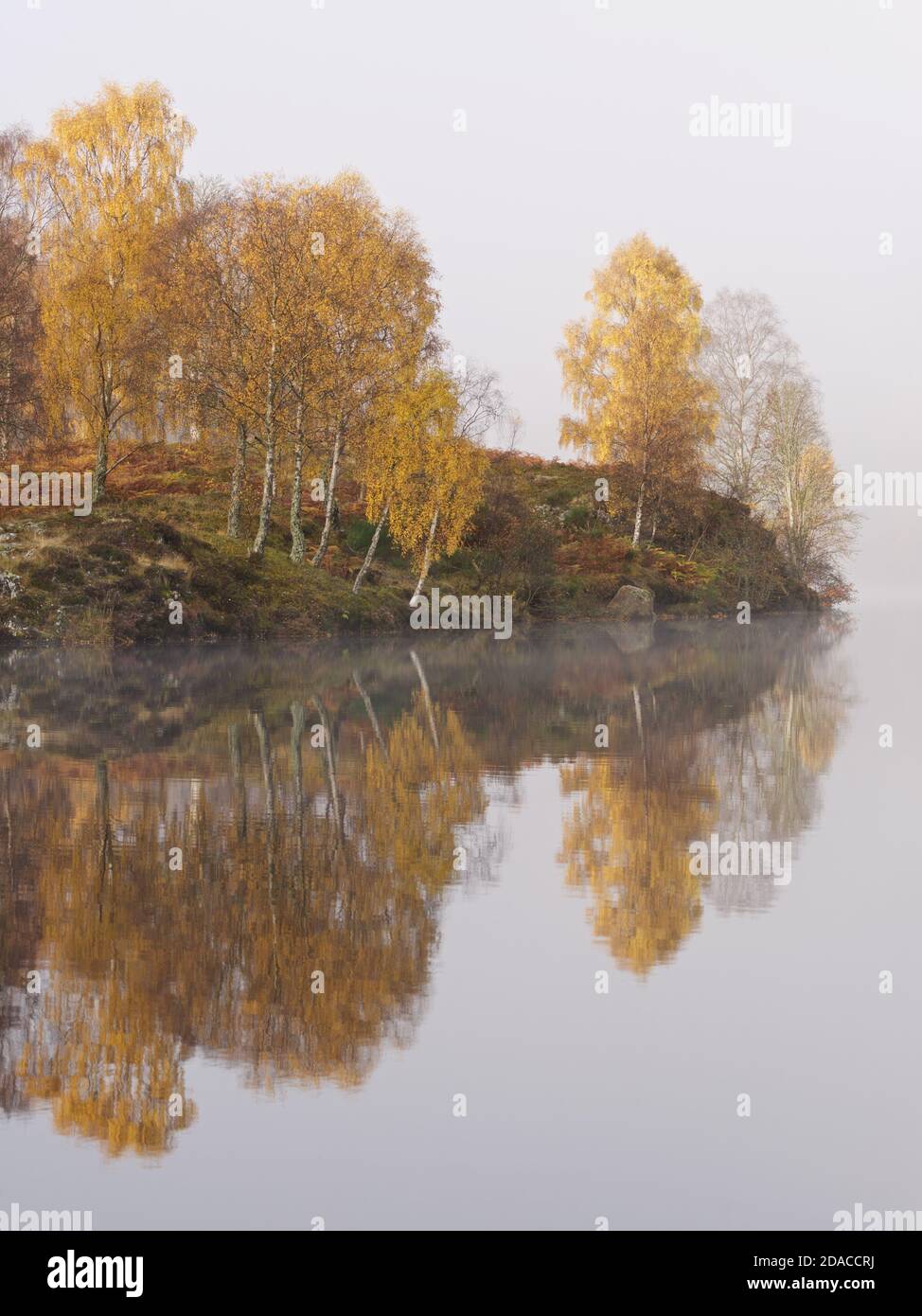 Loch autumn reflections hi-res stock photography and images - Alamy