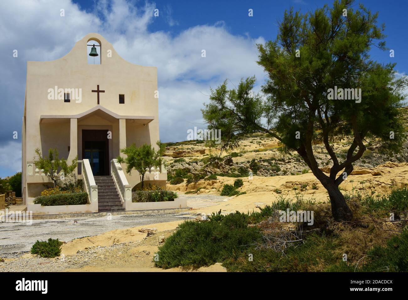 Kappella Sant' Anna or the Chapel of St Anne at Dwejra on Gozo, Malta ...