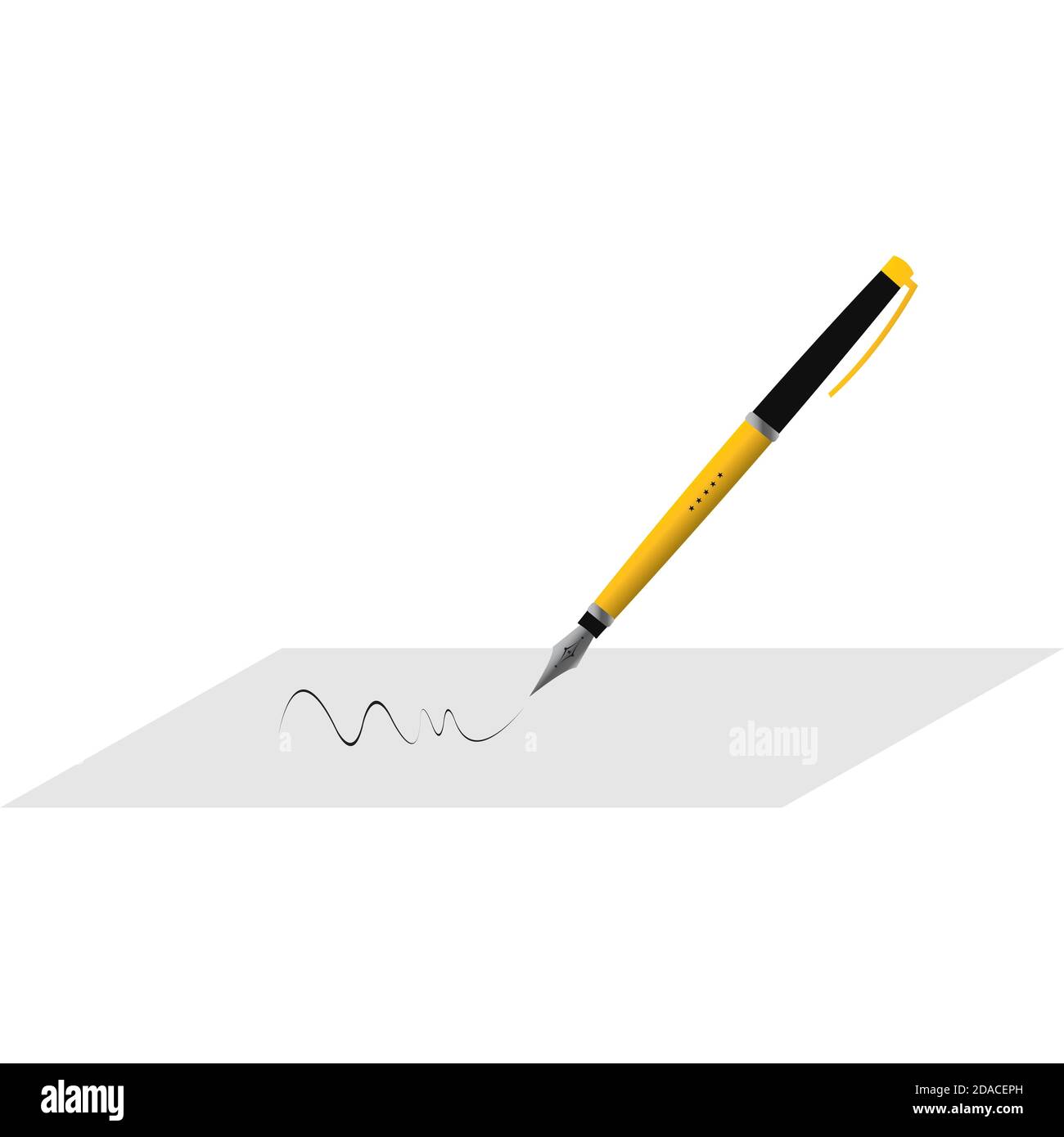 Drawing pen Stock Vector Images - Alamy