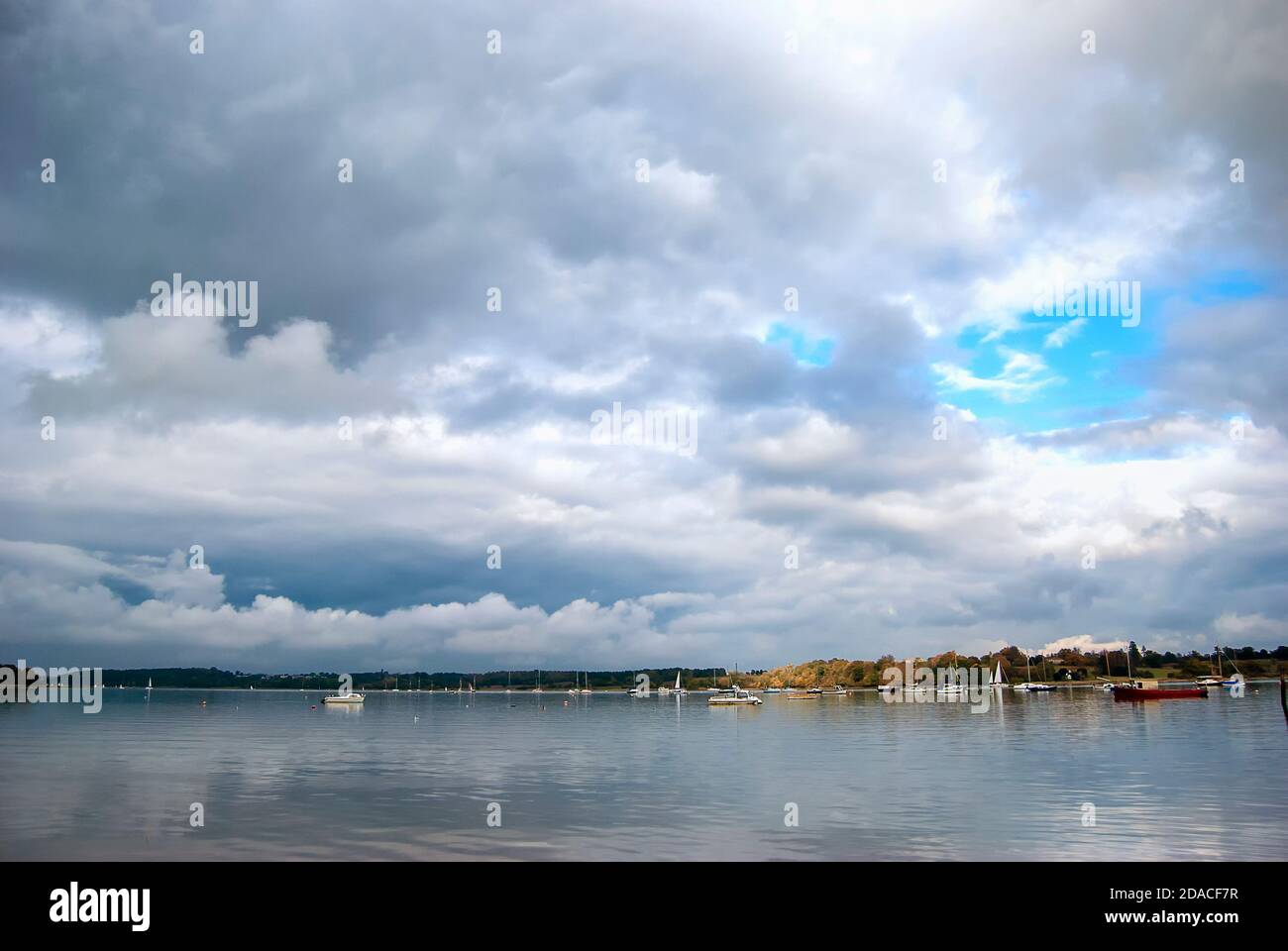Boats on the River Orwell in Suffolk, UK Stock Photo - Alamy