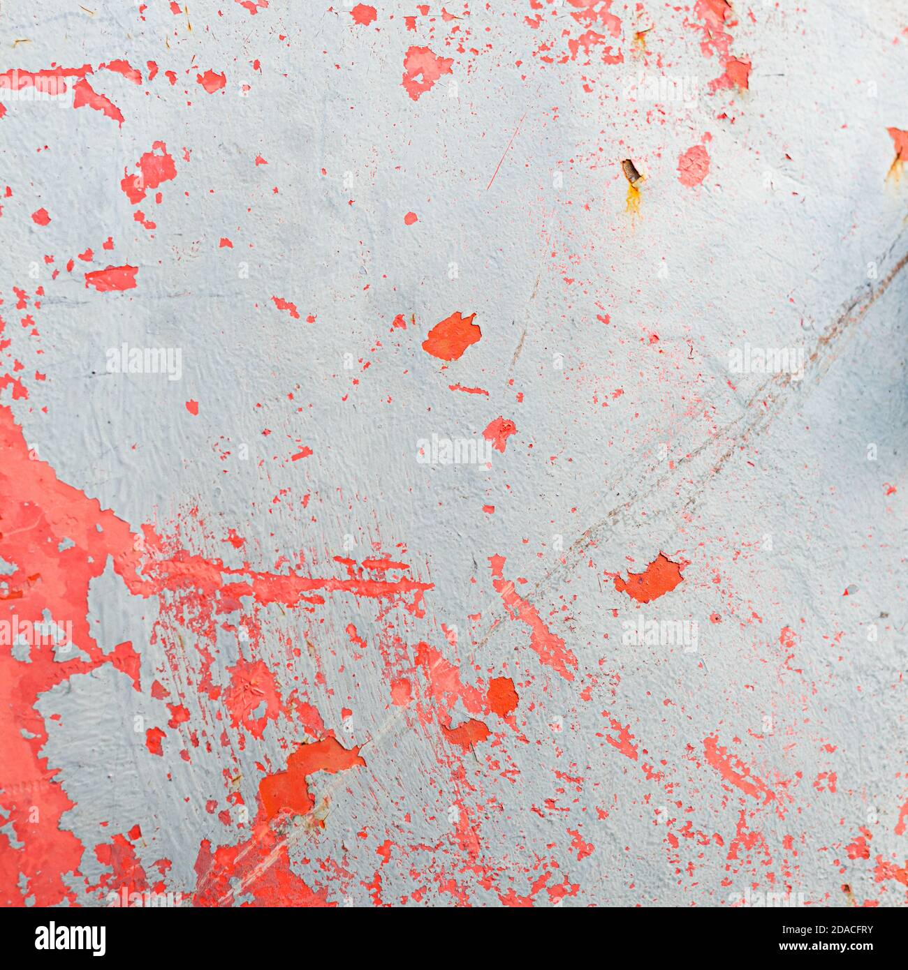 Old rusty paintjob paint silver red rust tractor parts village rural ...